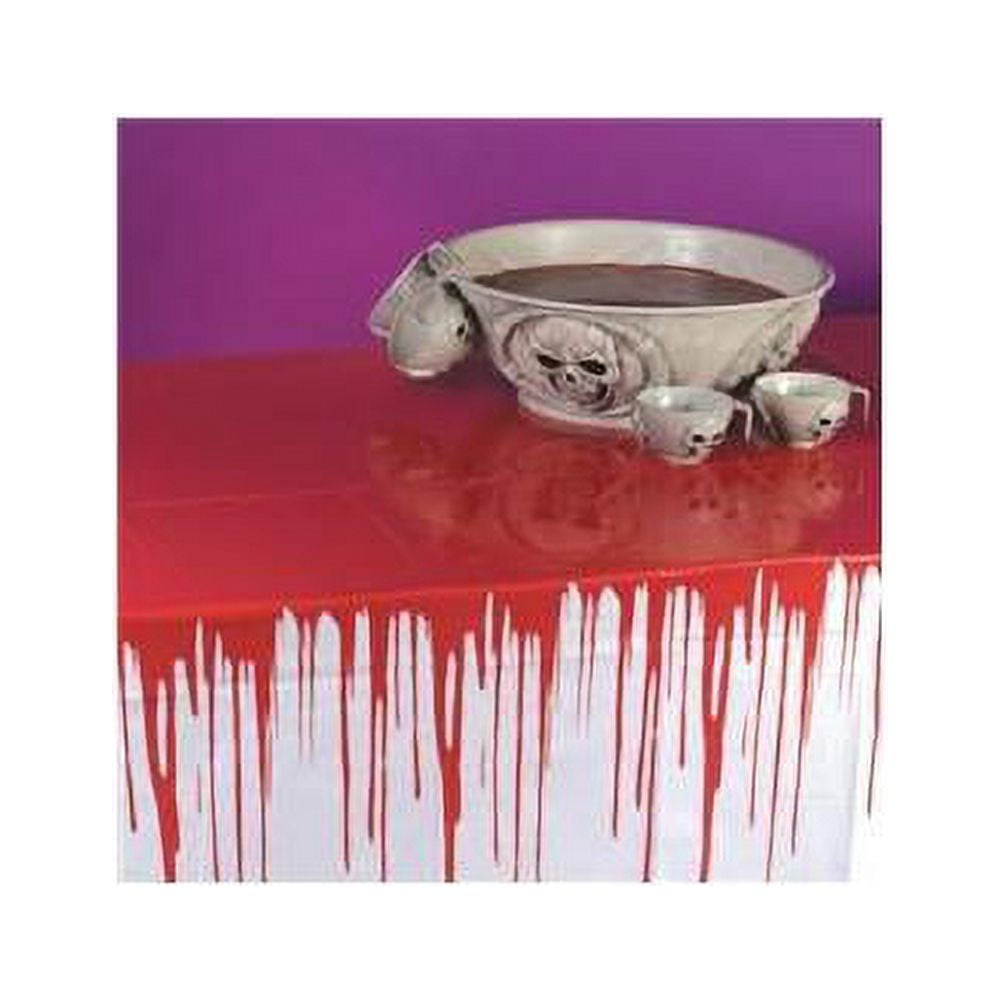 108in. x 54in. Bloody Tablecloth Halloween Decoration - Walmart.com