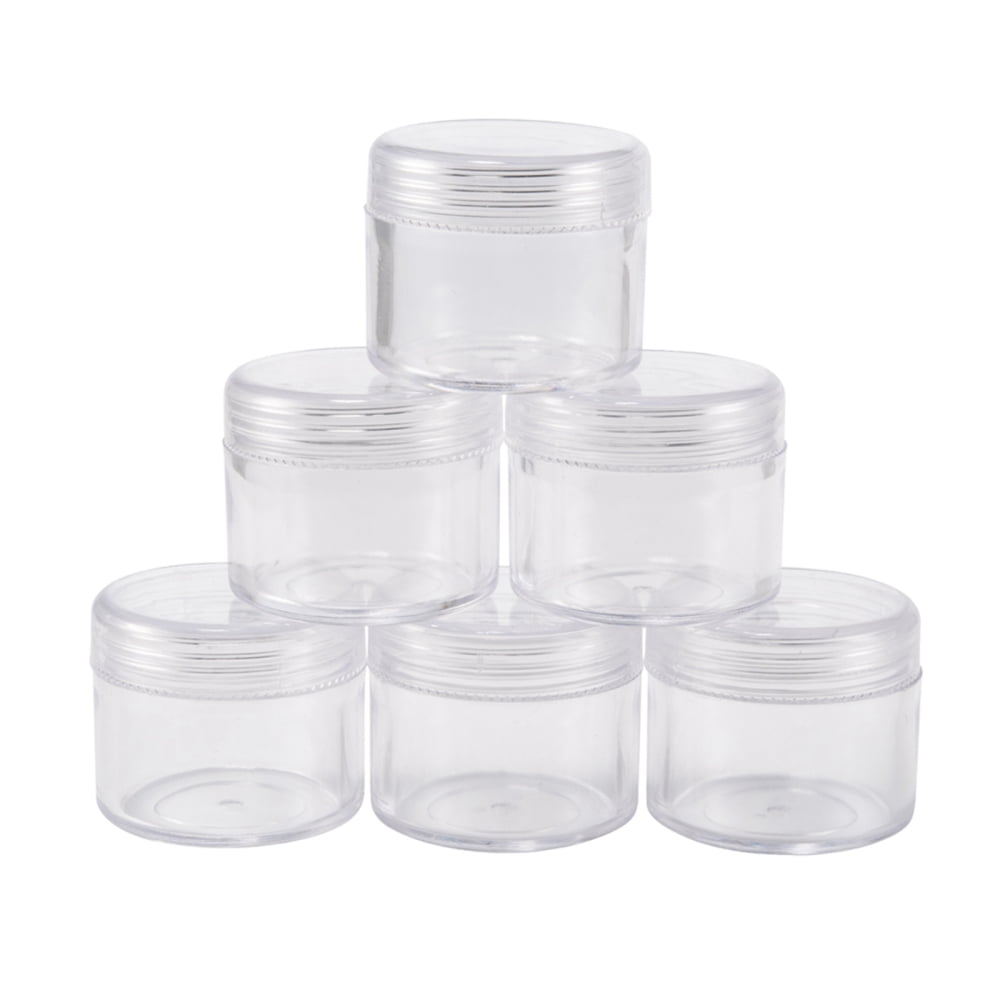 108pc Plastic Bead Containers Round about 3.9cm in diameter 3.3cm high Capacity: 15ml(0.5 fl. oz ...