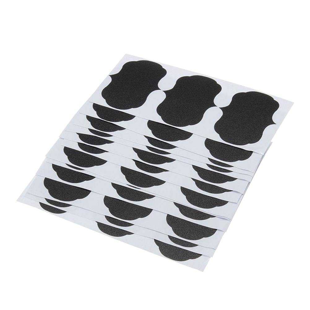 Supvox 108Pcs Black Memo Sticker Labels Made of Adhesive Material for ...