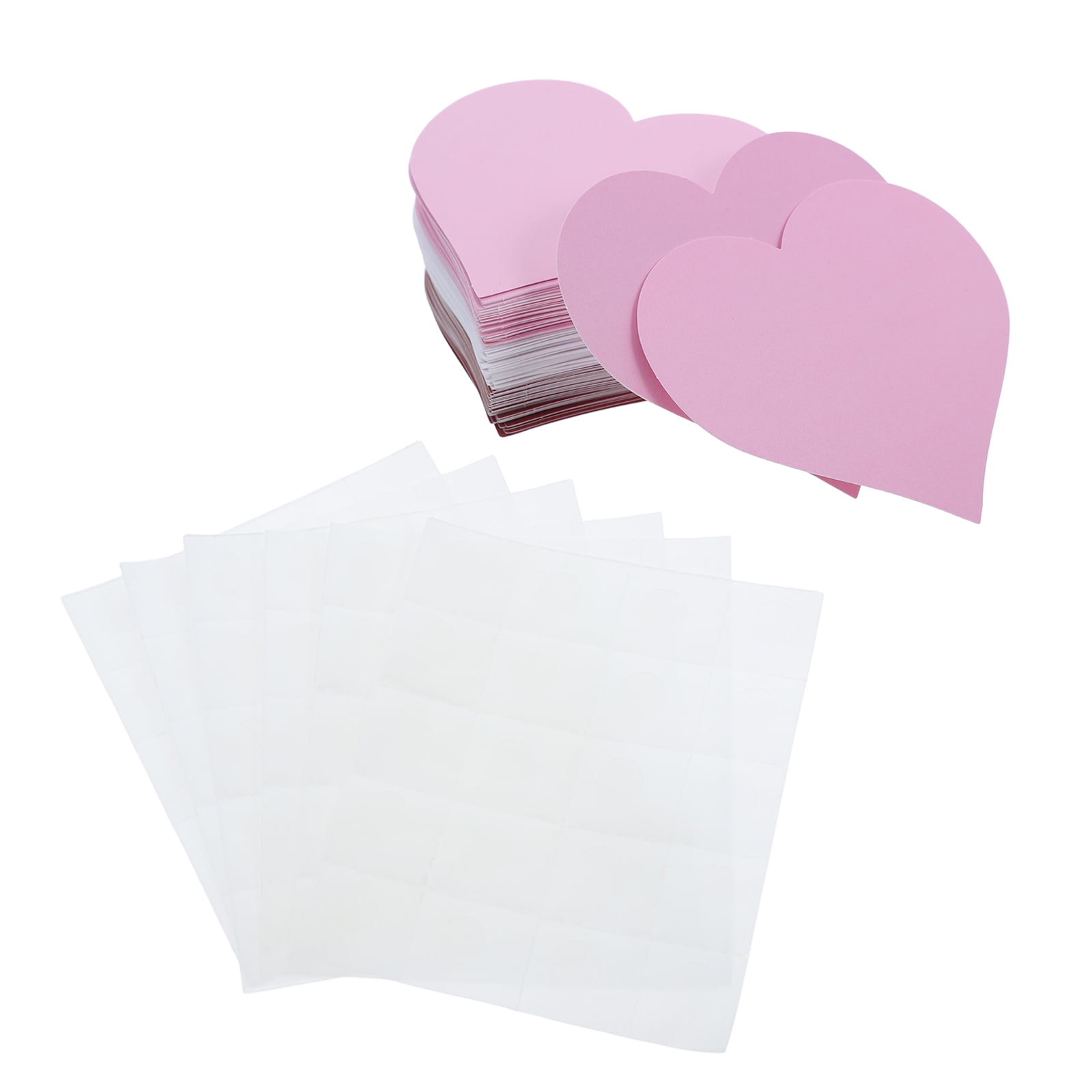 108pcs Heart Shaped Cards Valentine'S Day Paper Heart Cutouts For ...