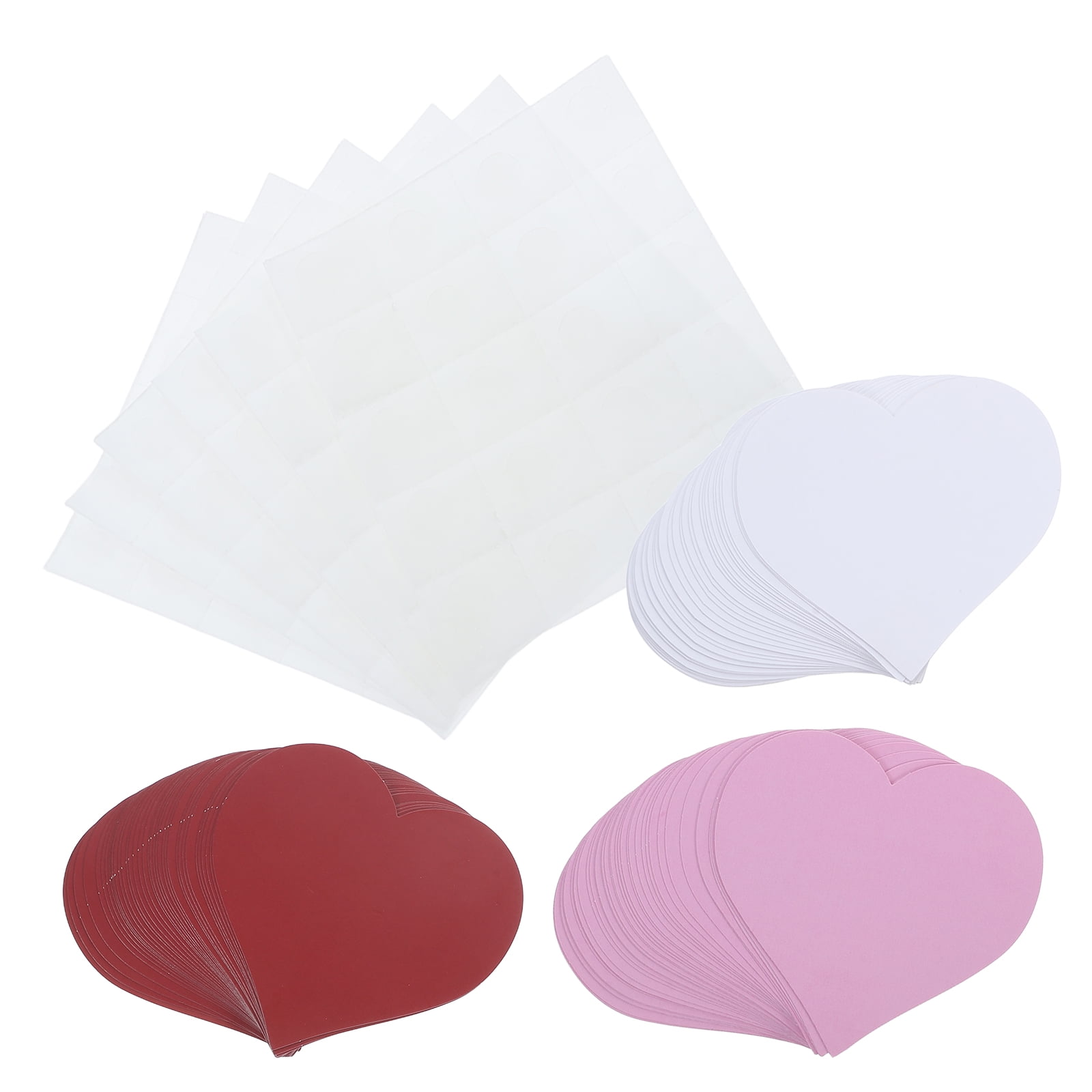 108pcs Heart Shaped Paper Cutouts For Valentine'S Day Crafts Classroom ...
