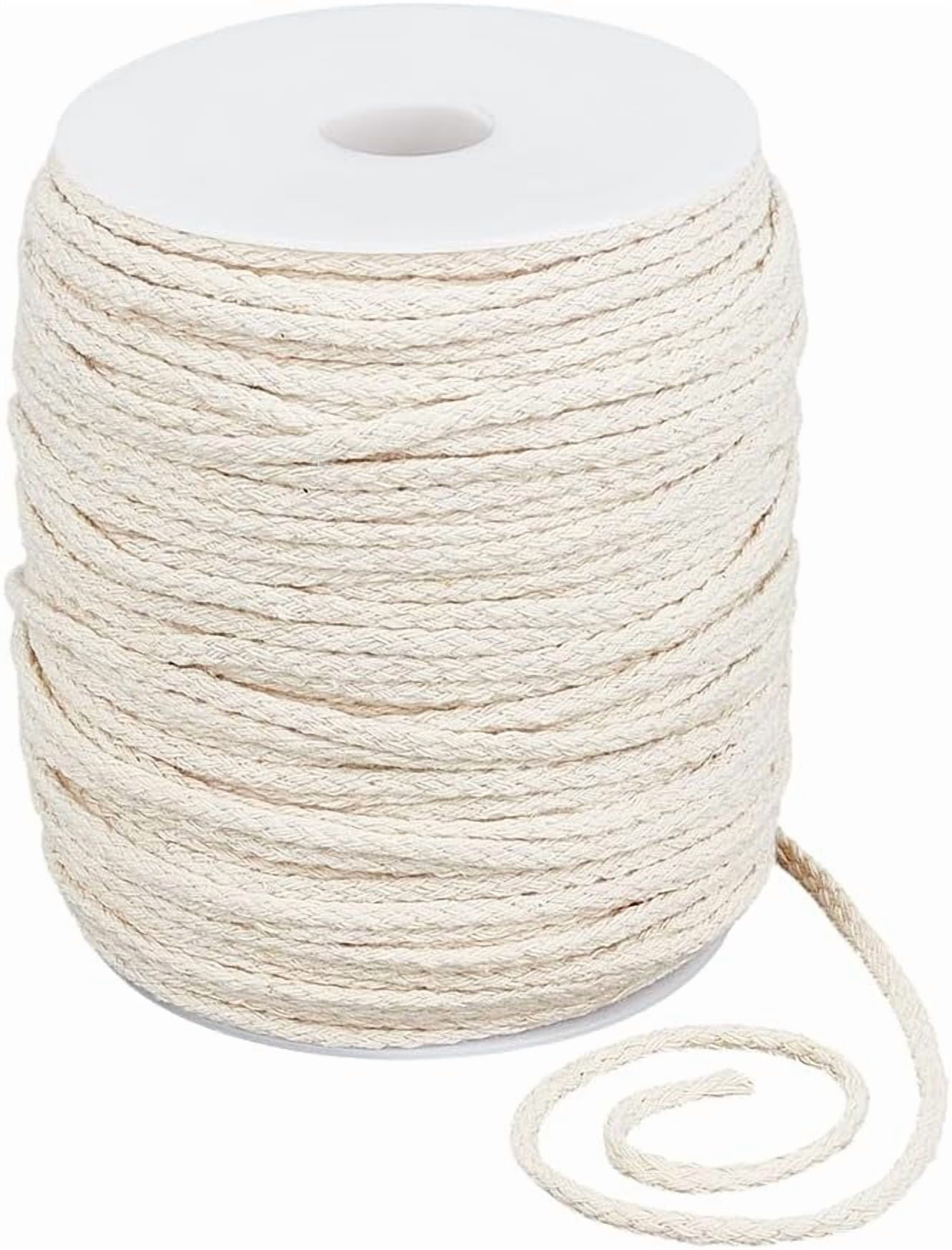 109 Yards Flat Drawstring Cord Replacement 4mm Cotton Piping Cord ...