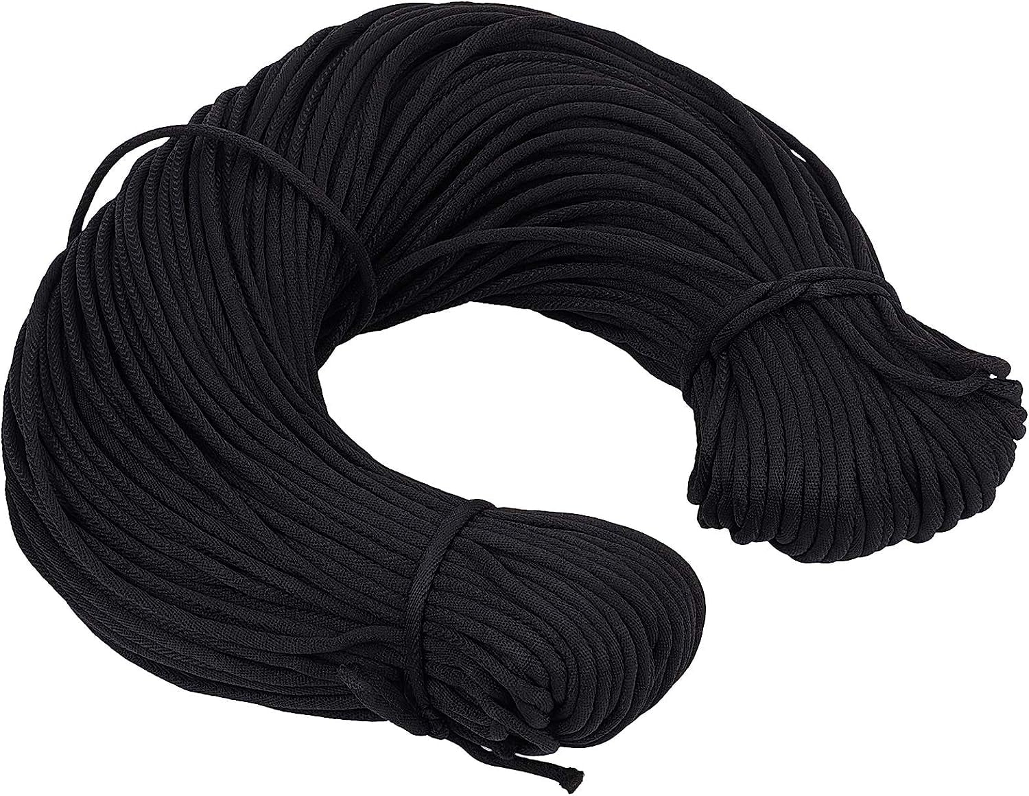 109 Yards Piping Filler Trim 3mm Black Welt Cord Soft Drawstring ...