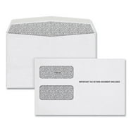 Office Depot Double-Window Envelopes, #9 (3 7/8in. x 8 7/8in.), White ...