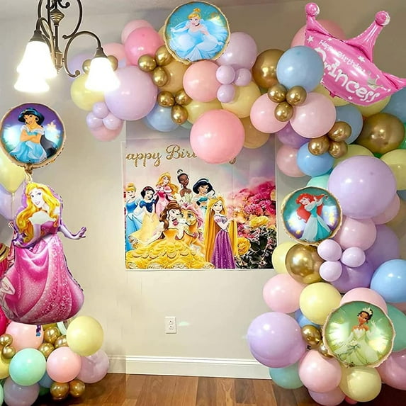 109Pcs Princess Birthday Party Supplies Princess Birthday Party ...