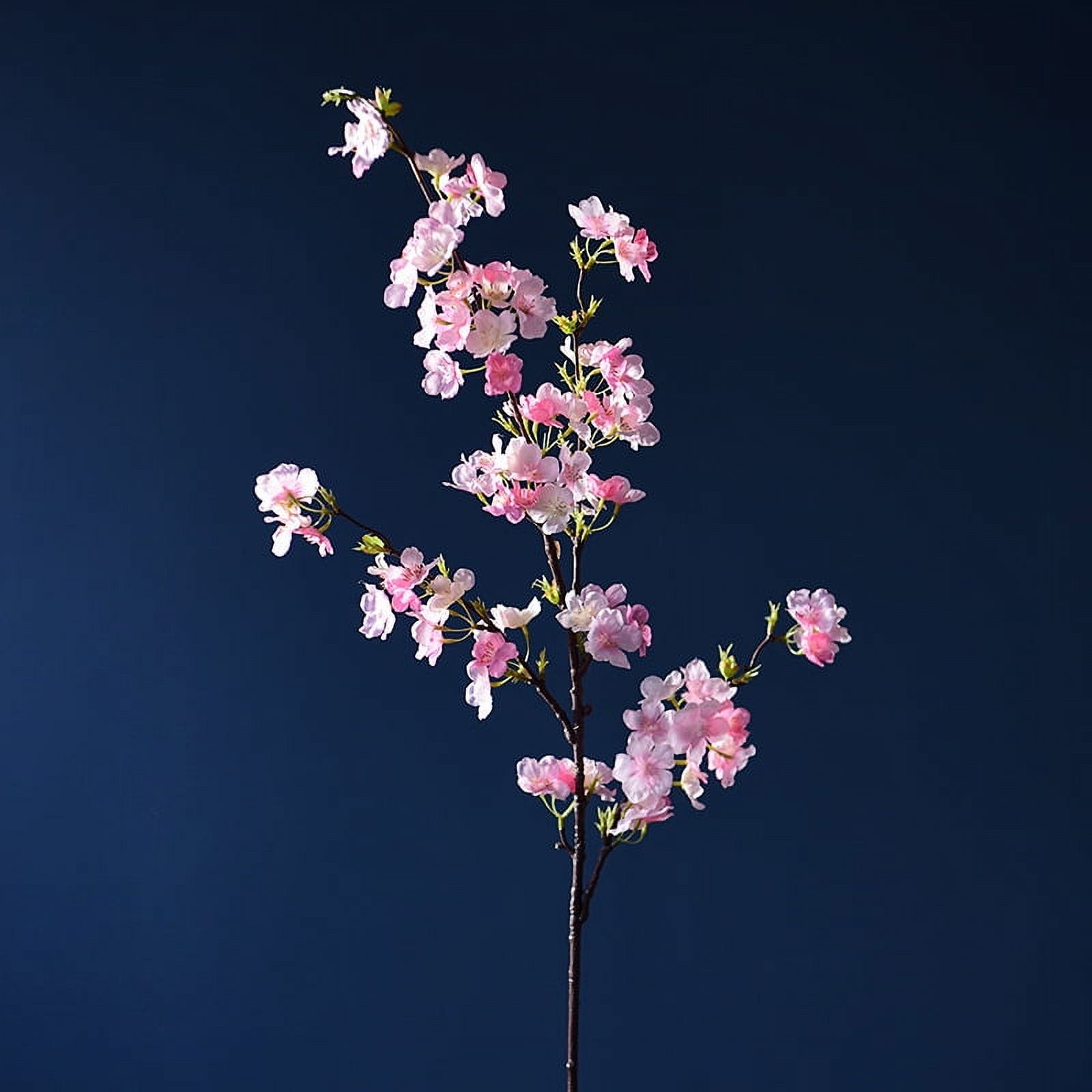 109cm Artificial Silk Flowers Fake Cherry Blossom Long Branch Wedding ...