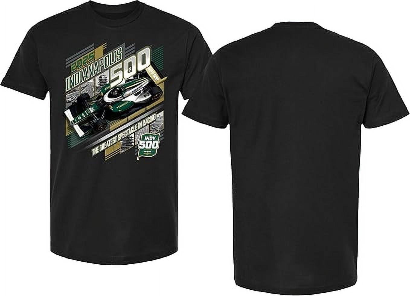 109th Indianapolis IndyCar 2025 Adult 500 Race 5.25.2025 Car Logo Tee ...