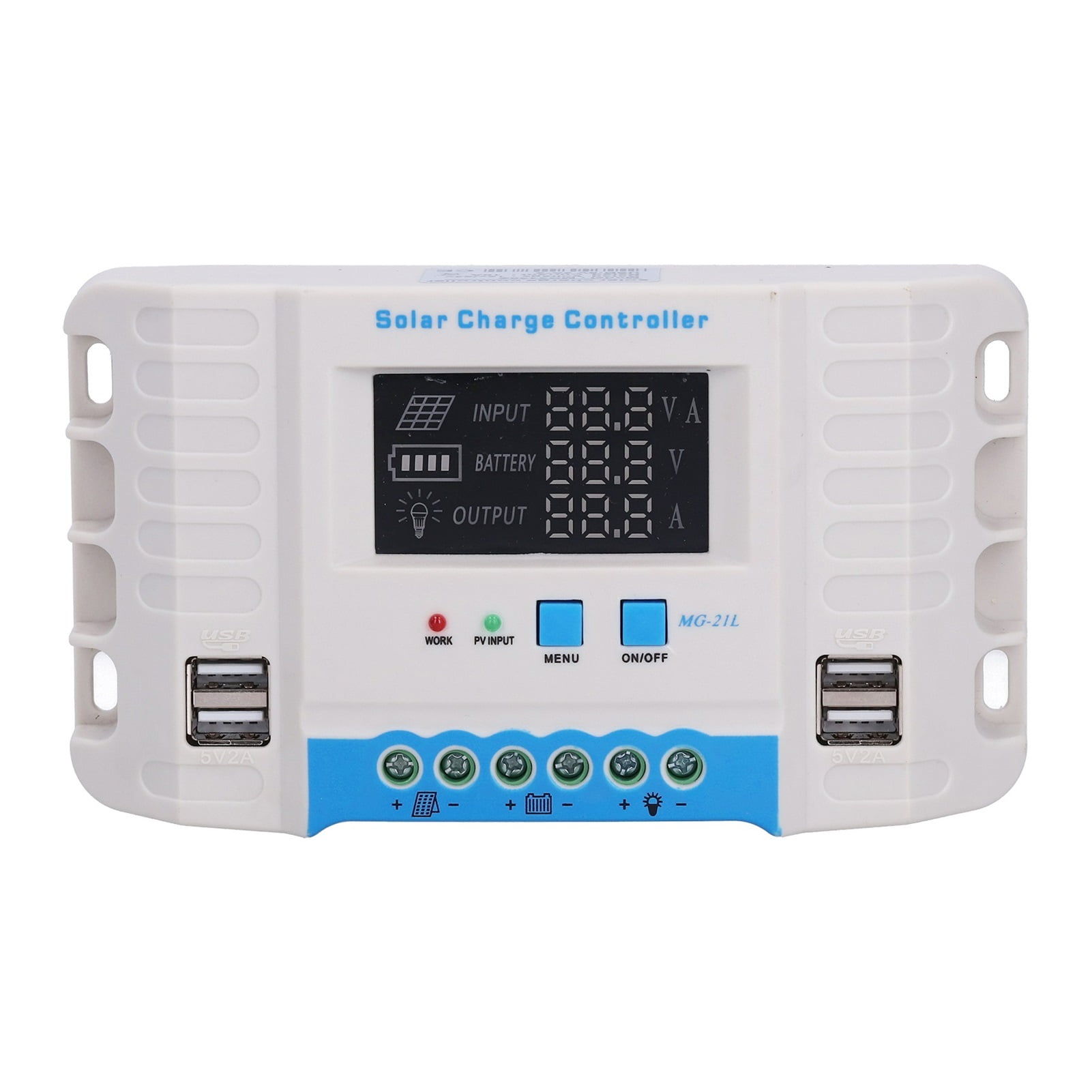 10A 12V 24V Solar Charge Controller LCD Display Solar Panel Charger ...