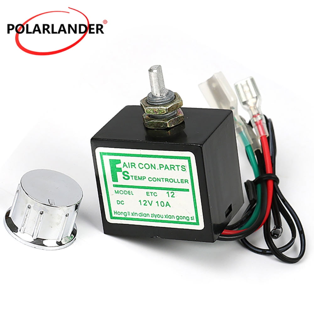10A 12V Car Air Conditioner Electronic Thermostat Switch Temperature ...