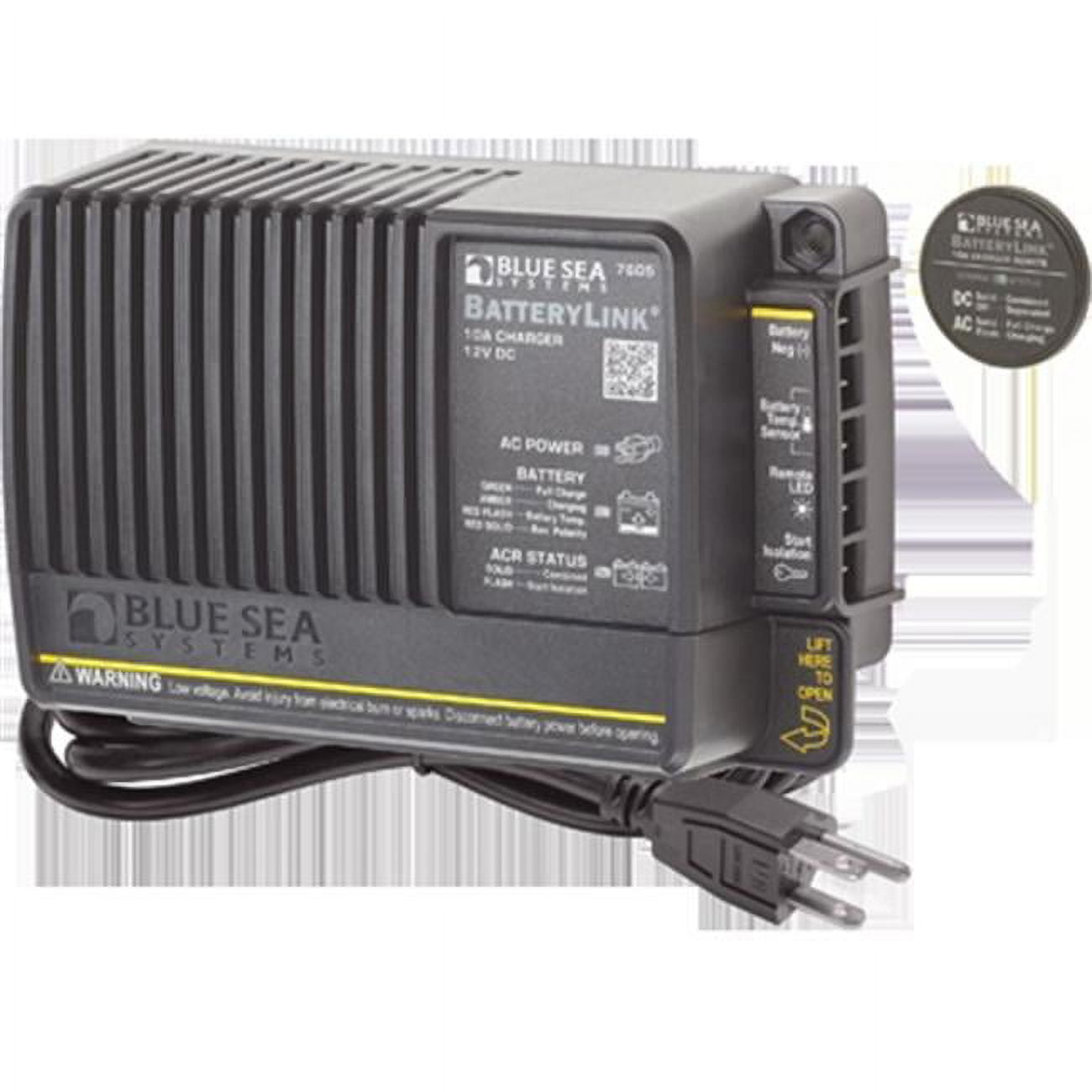 10A 2-Bank Battery Charger with Integrated 65A Automatic Charging Relay ...