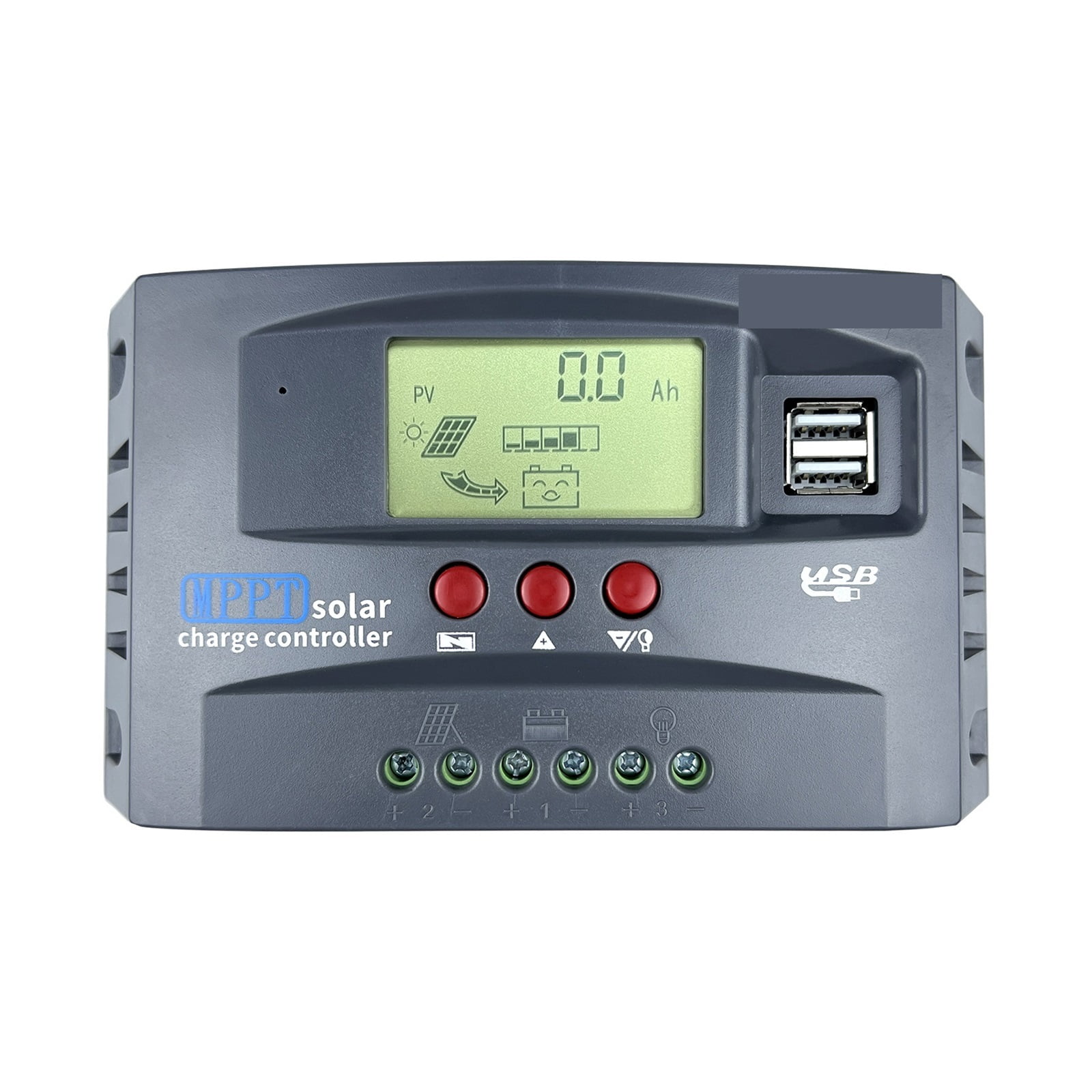 10A 20A 30A 12V 24V MPPT Solar Charge Controller 50VDC PV Regulator ...