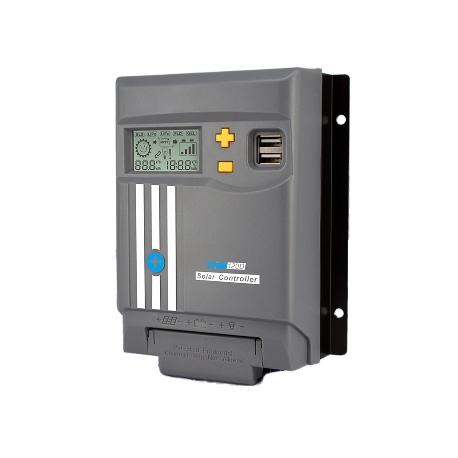 10A 20A 30A 40A MPPT Solar Charge Controller For Solar Panel LCD ...