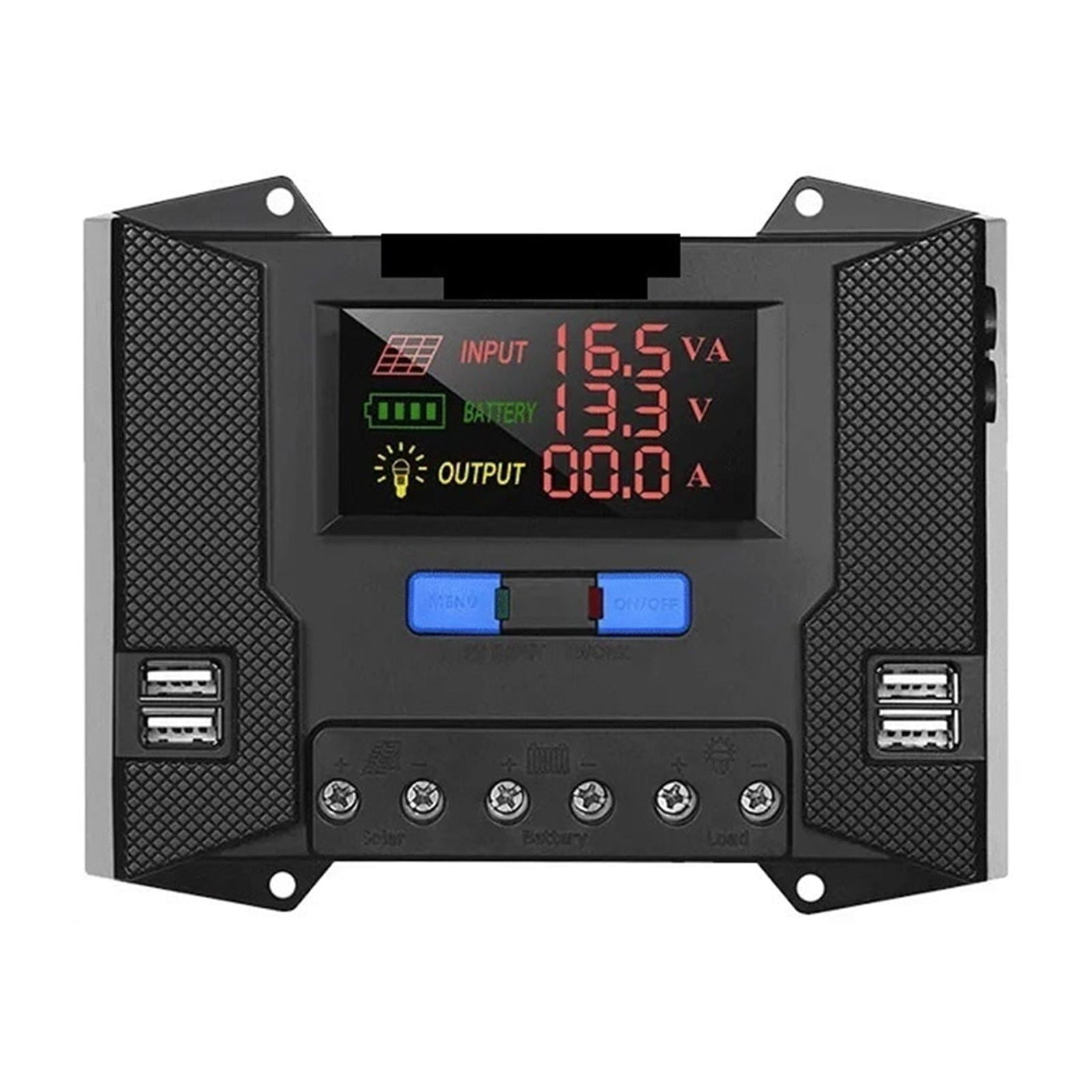 10A 20A 30A 40A Solar Charge Controller 12V 24V PWM PV Charging ...