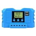 10A 20A 30A MPPT PWM Solar Charge Controller 12V 24V Solar Panel ...