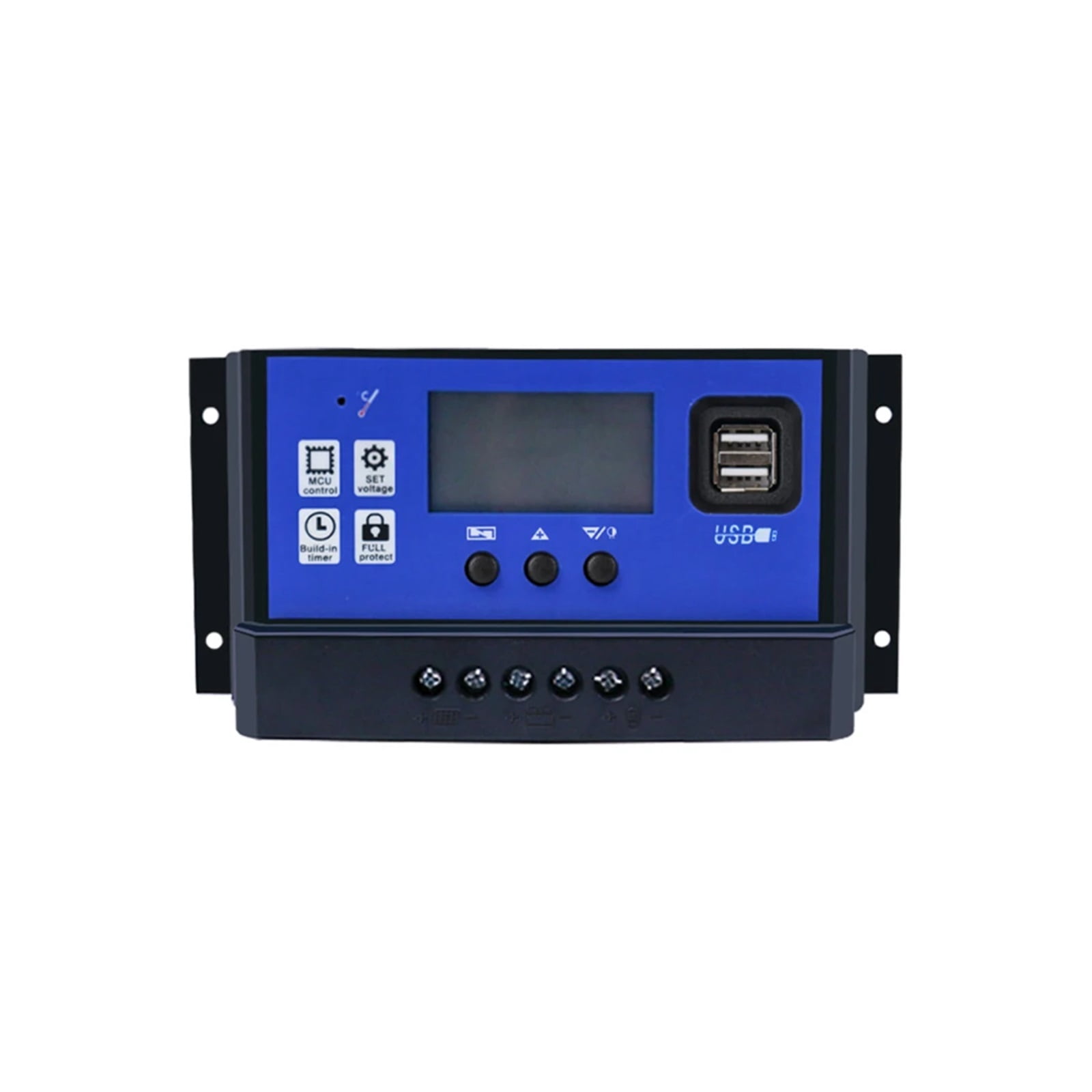 10A 20A 30A PWM Solar Controller LCD Display Off Grid Battery Charger ...