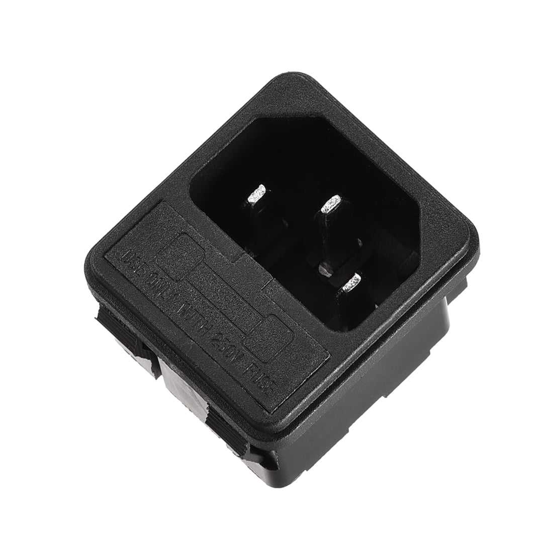 10A 250V AC 3 Pin IEC320 C14 Male Inlet Connector Plug Power Socket ...