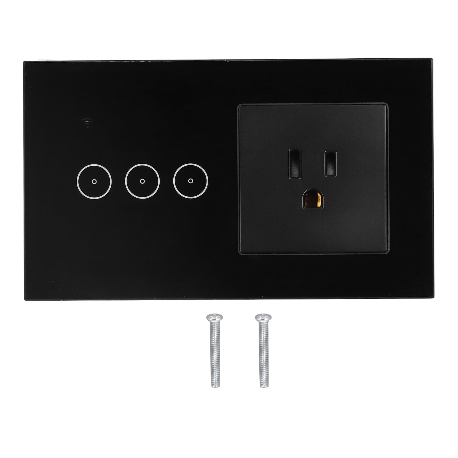 10A 3 Gang Smart Switch Socket Multifunctional Wall Panel Switch WiFi ...