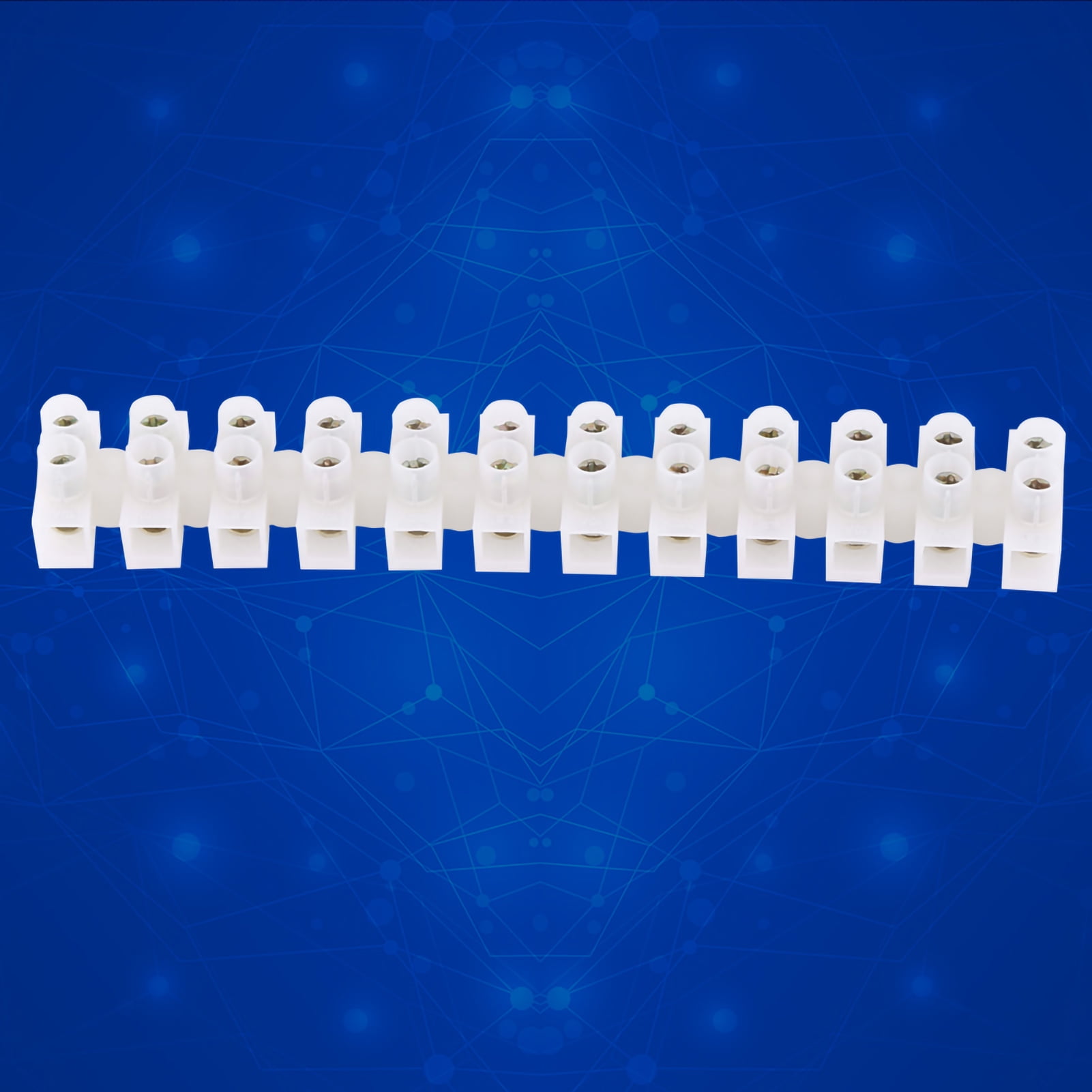 10A 360V Terminal Strip 10,Pack, Copper Screw Connector for Appliances ...