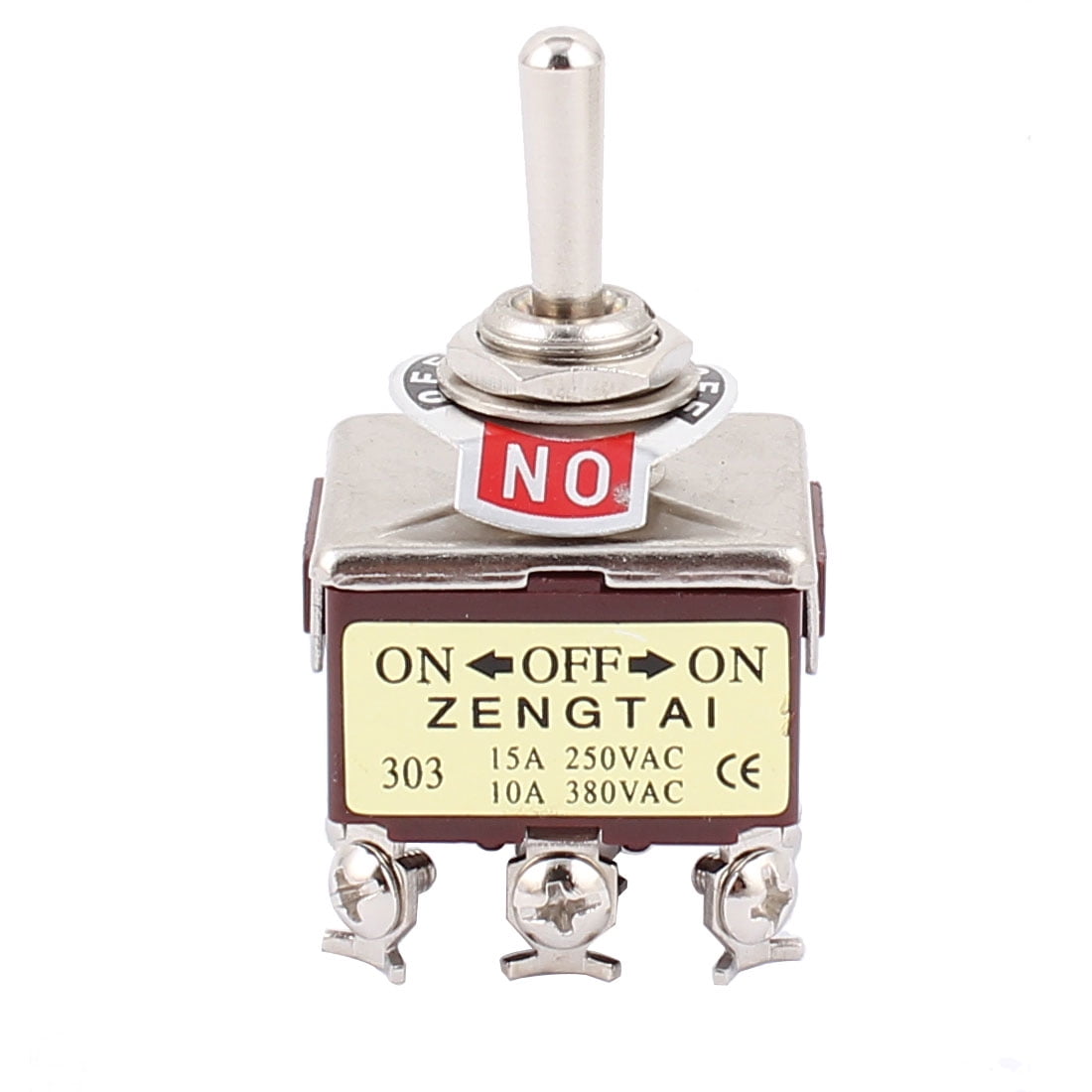 10A 380VAC 15A 250VAC 9 Terminals 3PDT 3 Position Latching Toggle ...