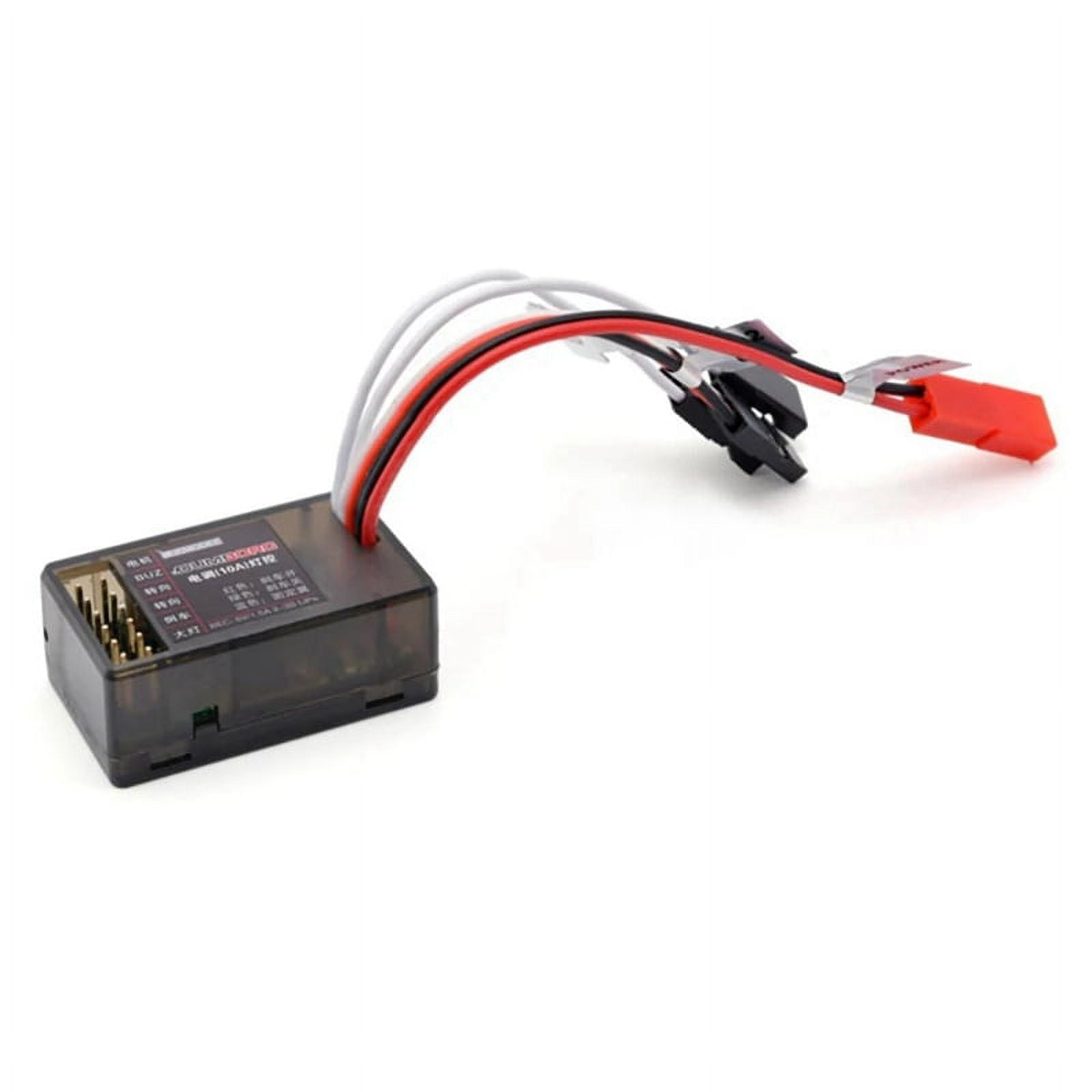 10A Brushed ESC 2S 3S 12V Dual Way Speed Controller Brake LED Control ...