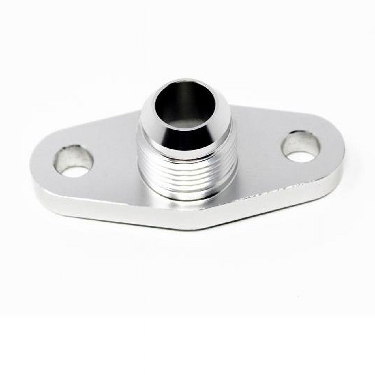 10AN Flange Billet Offset Oil Drain Flange with Integrated for T3 T4 ...