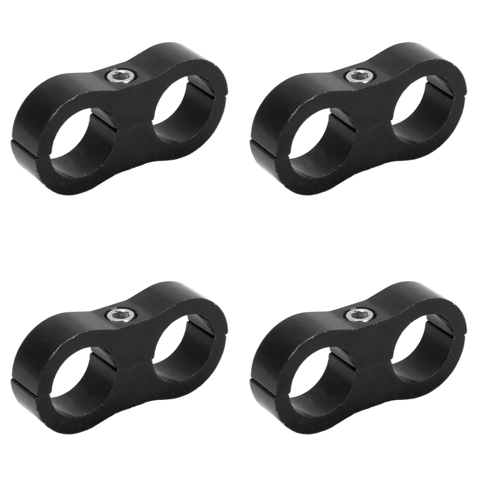 10AN Hose Separator Clamp Fuel Line Mounting Divider Fitting Adapter 4 ...