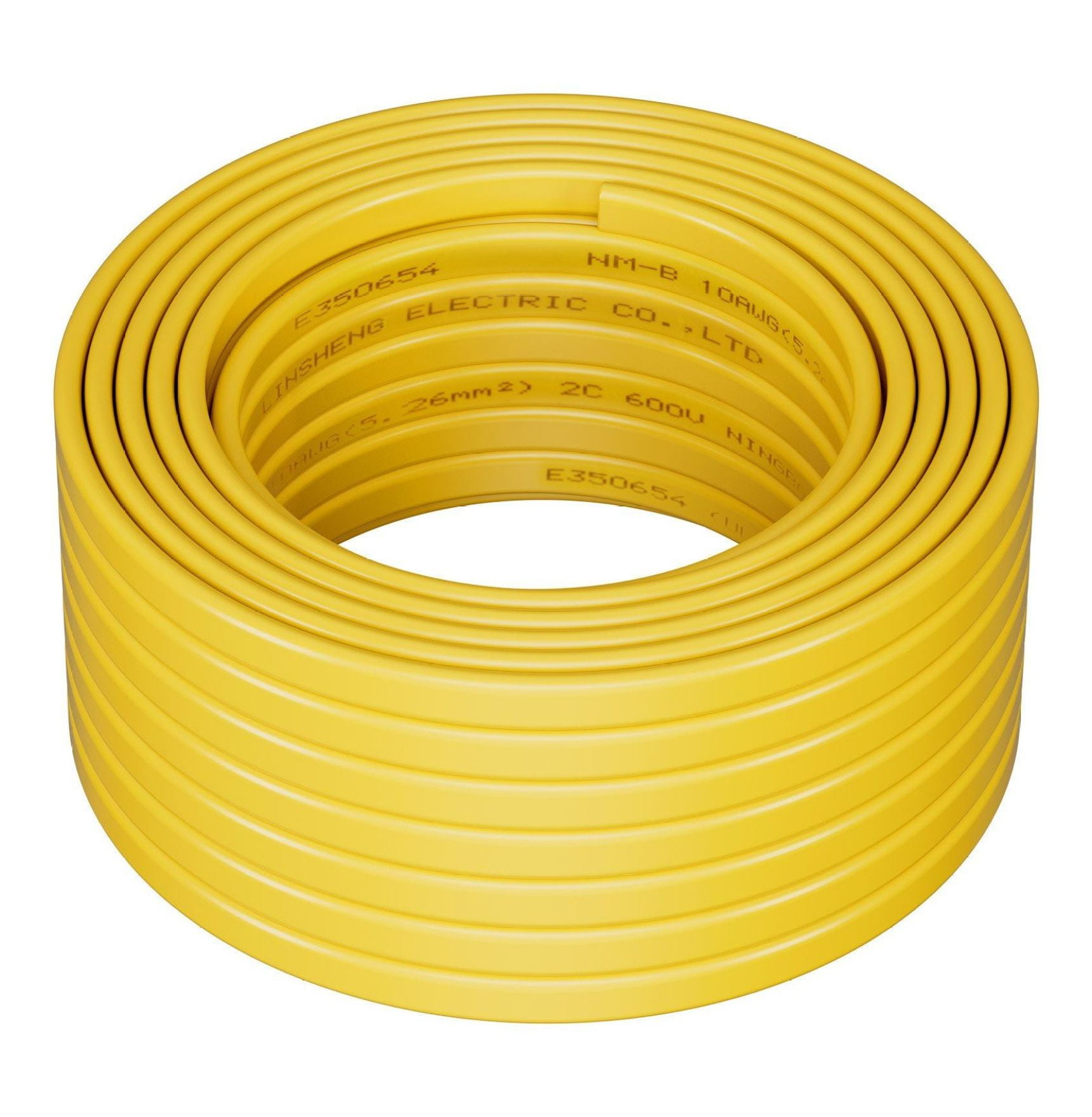 10AWG NM-B Electrical Wire 50ft - 2 Conductor Copper Cable with Ground ...