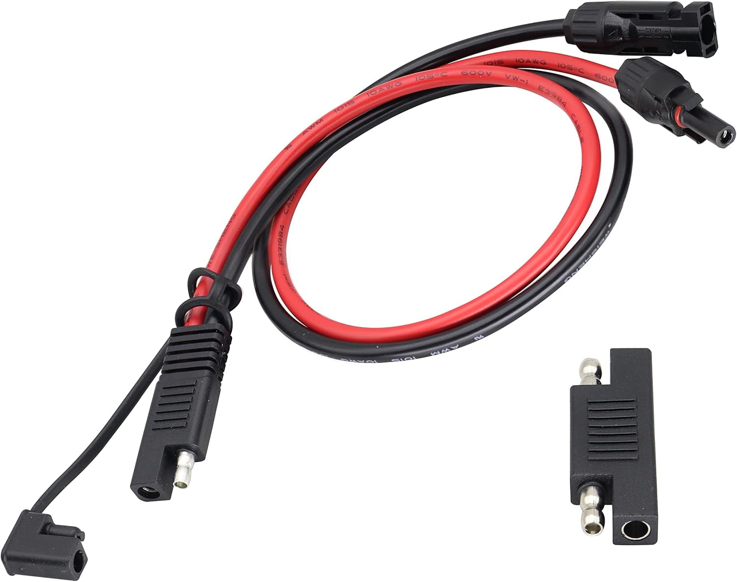 10AWG SAE to M-C-4 Adapter Cable with SAE Polarity Reverse Adapter ...