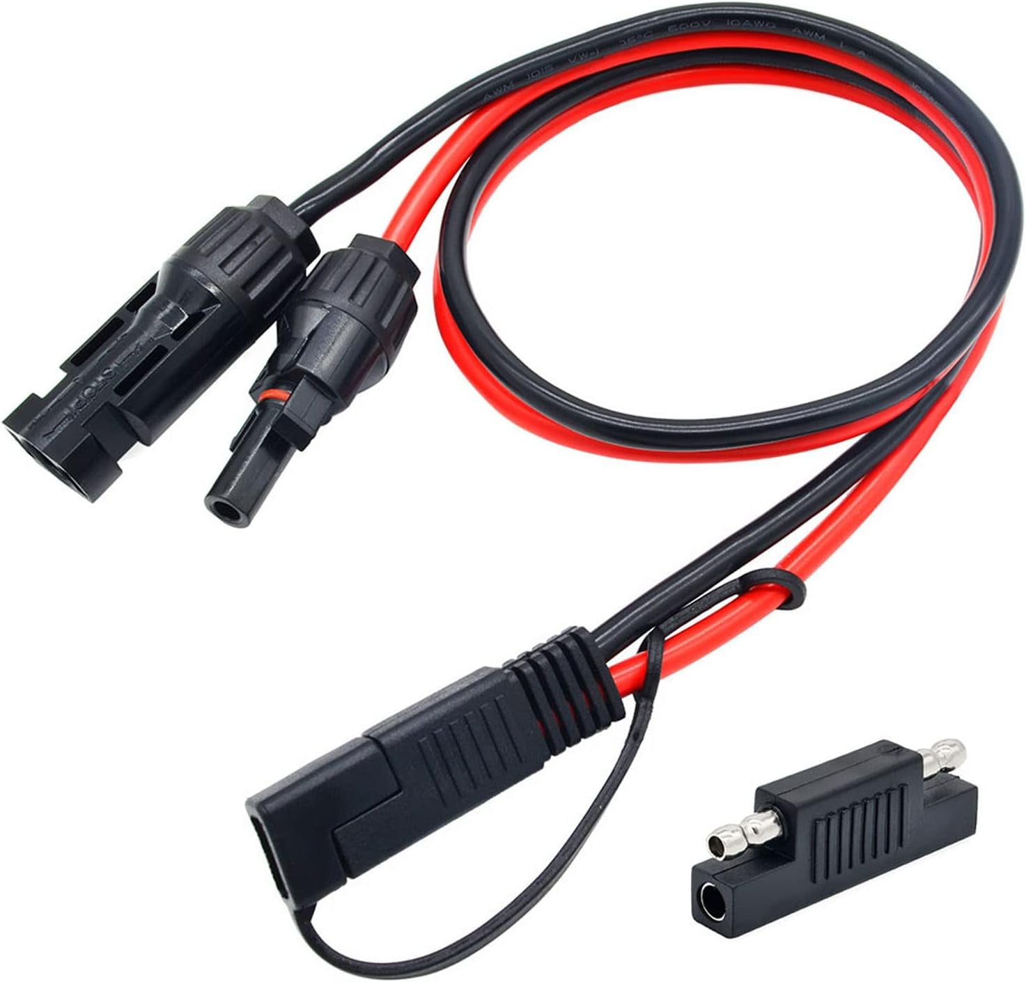 10AWG Solar Panel Connector Cable, SAE to Male & Female Solar ...