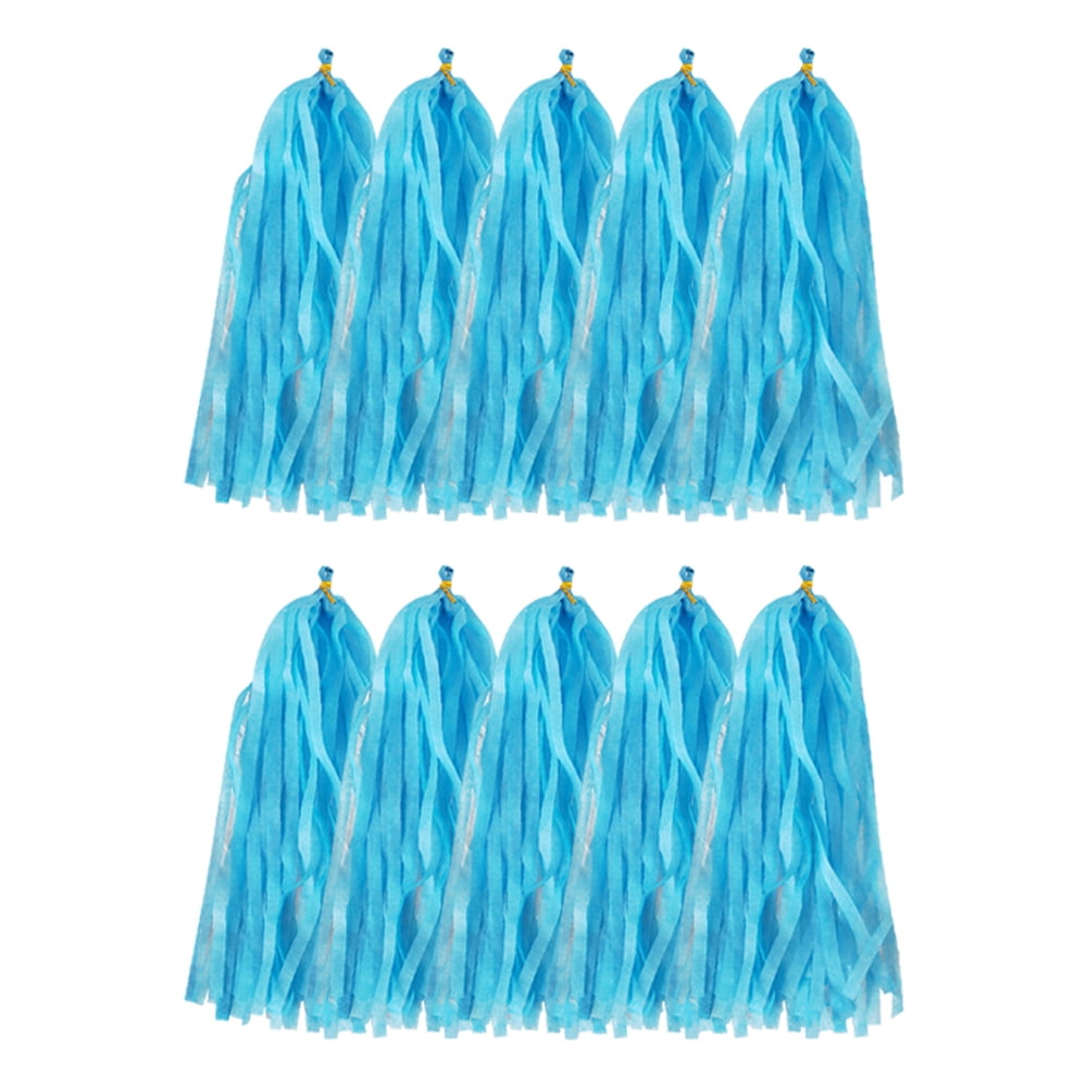 10Bag Paper Tassels Garland Banner - Tissue Paper Tassels for Wedding ...