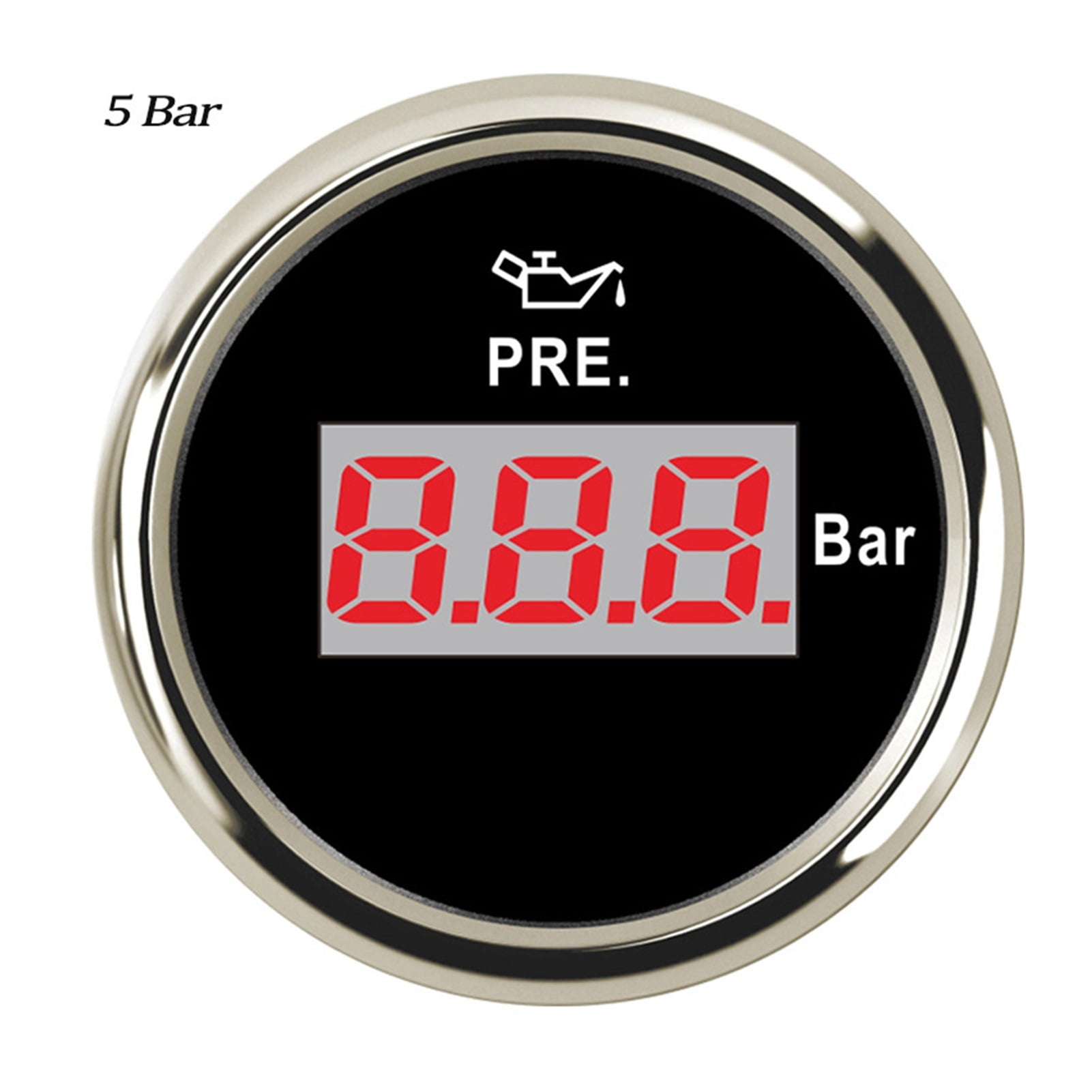 10Bar Fuel Oil Pressure Gauge 0-145 psi Oil Press Gauge Fuel Gauge ...