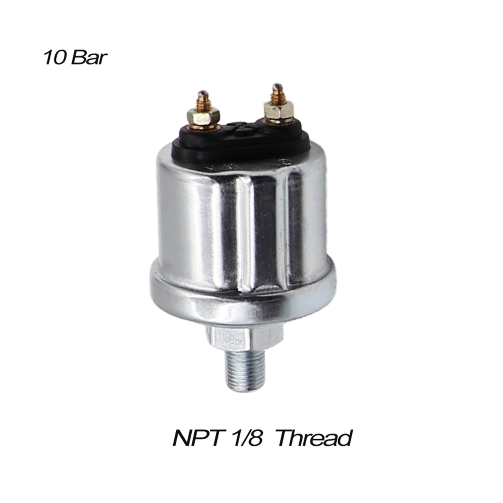 10Bar Fuel Oil Pressure Gauge 0-145 psi Oil Press Gauge Fuel Gauge ...