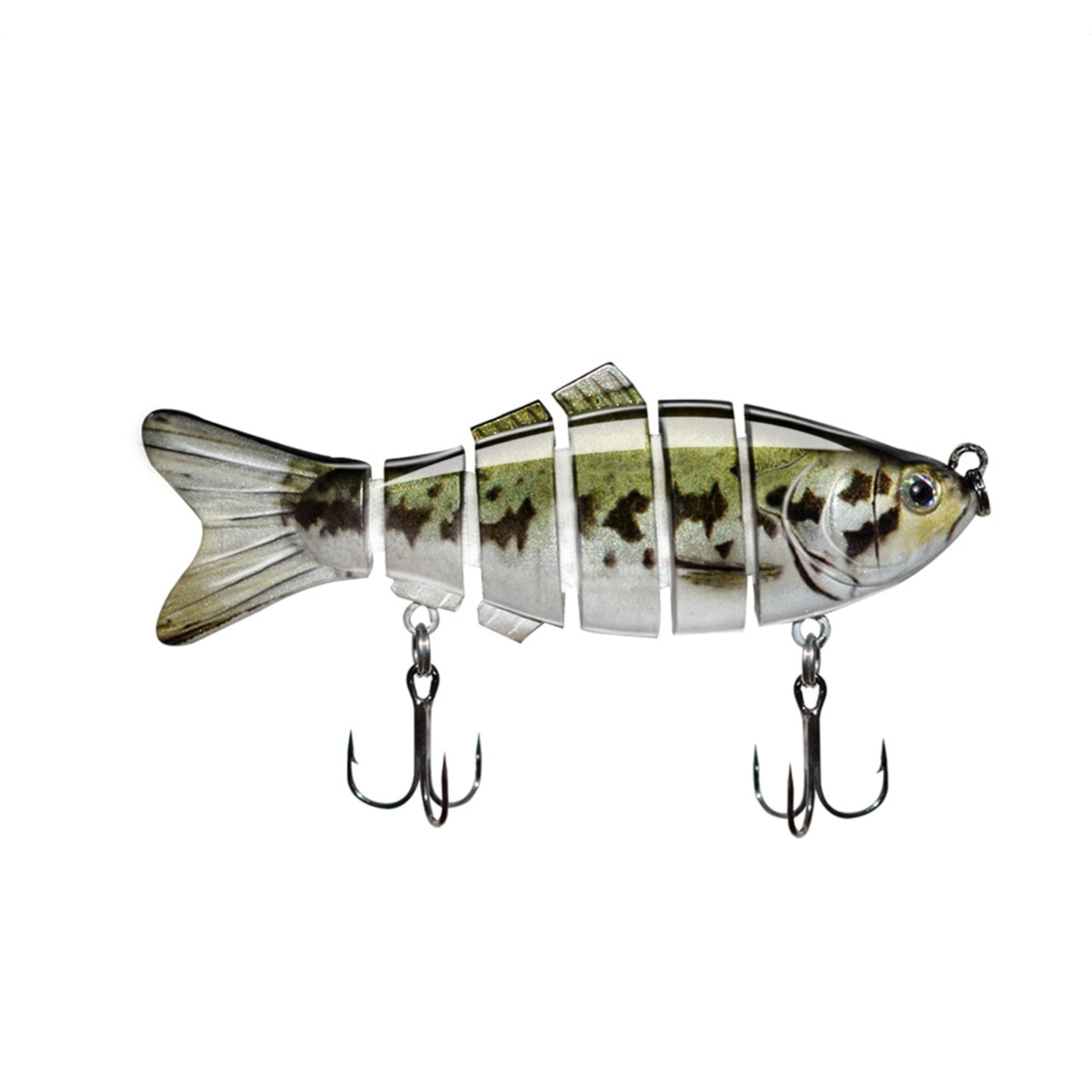 10CM/19.4G Sinking Fishing Lure with Sharp Hook 6-Section Multi-jointed ...