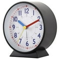 10CM Digital Alarm Clock With Luminous Metal 24-Hour Round Quartz Clock ...
