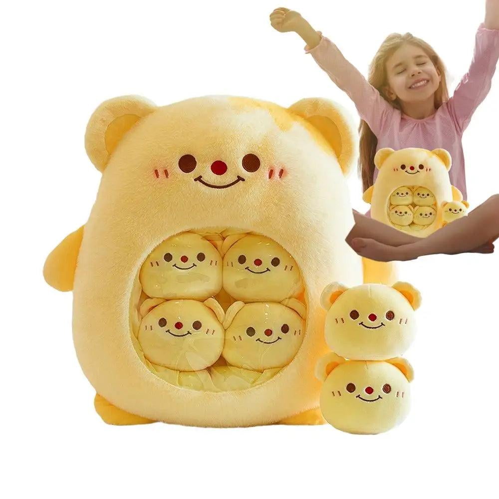 Animal Snack Pillow Plush Plush Stuffed Animal Sets Novelty Soft Lovely ...