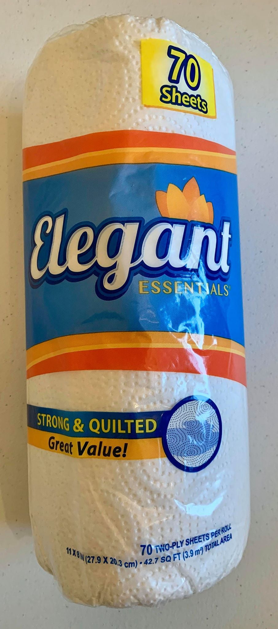 10CT Elegant Essentials Paper Towels 70 Sheets/Roll - Walmart.com
