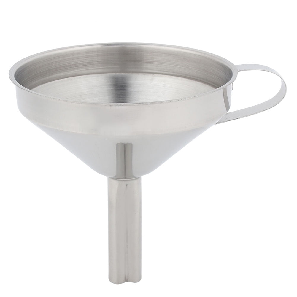 10Cm Stainless Steel Filter Funnel Conical Coffee Oil Funnel With ...