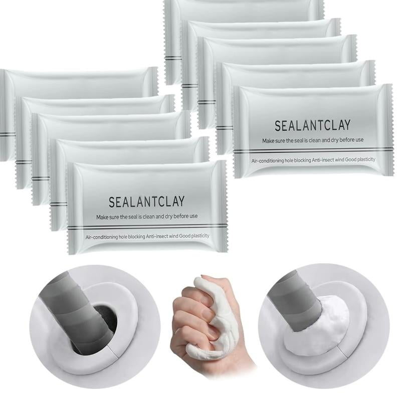 10Count Waterproof Sealant Mastic,Quick Mending Mud,Repair Wall Holes ...