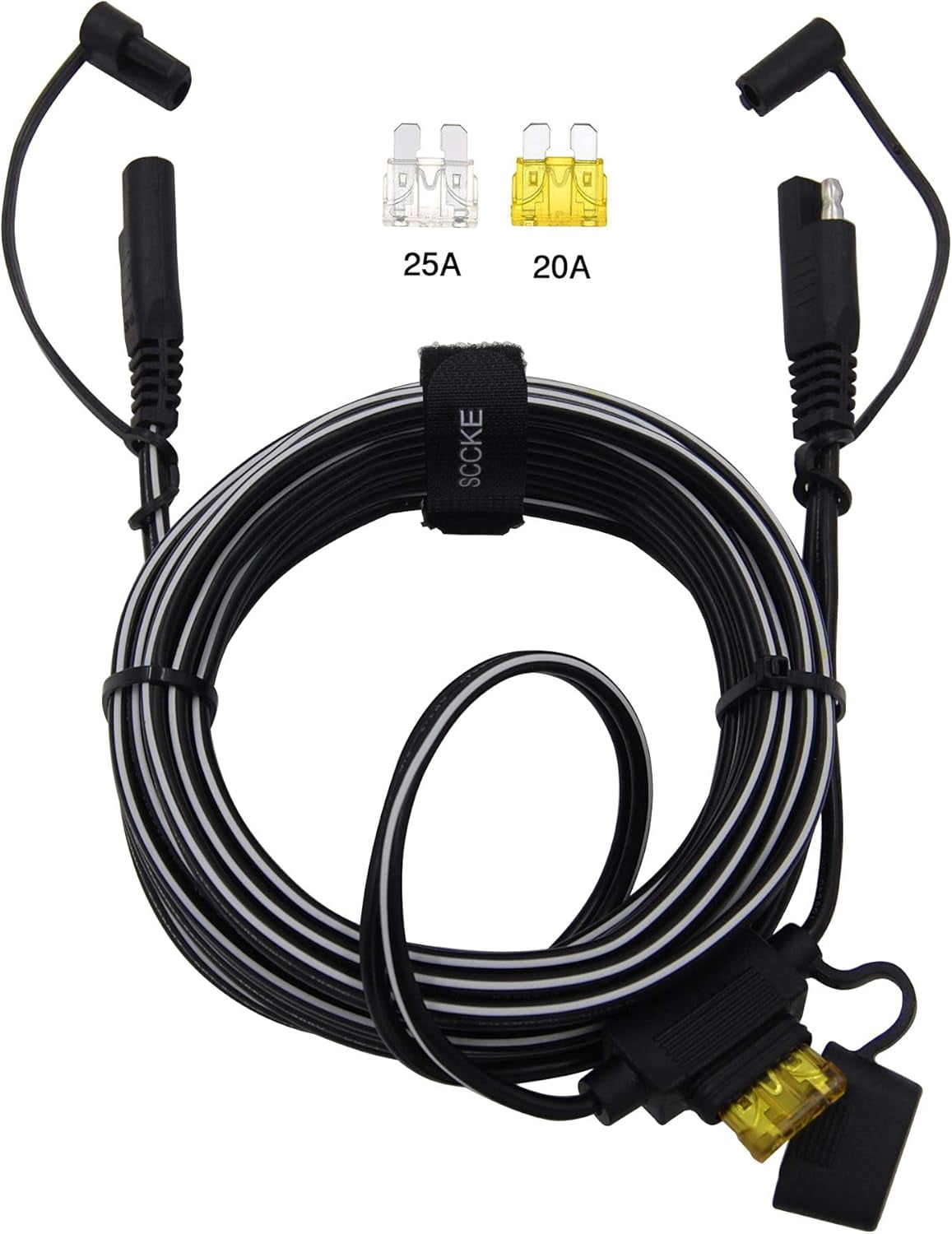 10FT 14AWG SAE to SAE Extension Cable Quick Disconnect Wire Harness SAE ...