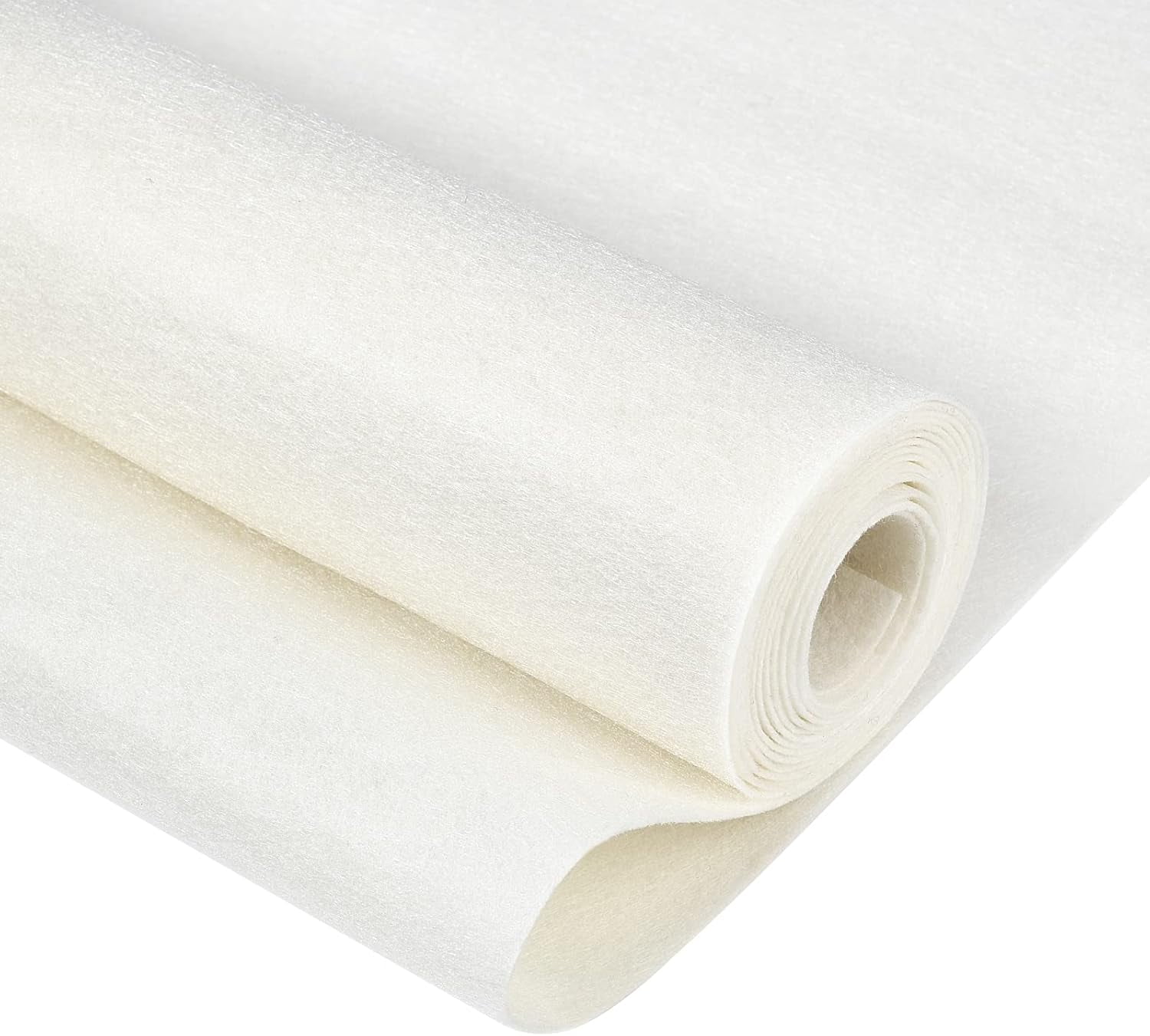 10FT 15.75 Inch Wide Beige Felt Fabric Sheet Nonwoven Felt Roll Padding ...