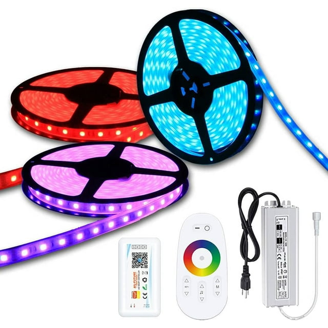 10FT 20FT 30FT 40FT 50FT 60FT 70FT 80FT 90FT 100FT 12V 60LEDs/M IP67 ...