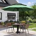 10FT 3-Tier Patio Umbrella with Vents, Sturdy 8-Rib Outdoor Market ...