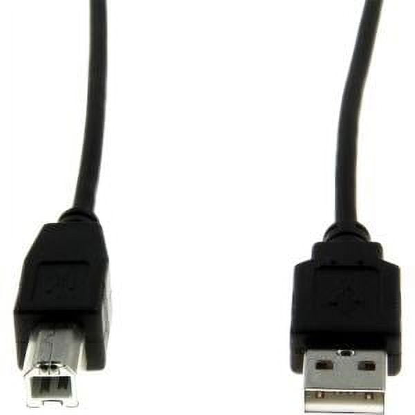 10FT/3M USB 2.0 A-B M/M CABLE USB 2.0 TYPE A TO B CABLE M/M BLACK ...