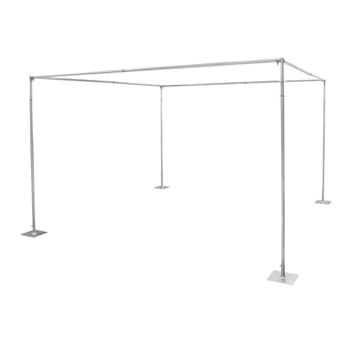 10FT Adjustable 4 Post Height Canopy Mandap Hardware Kit, Metal Outdoor ...