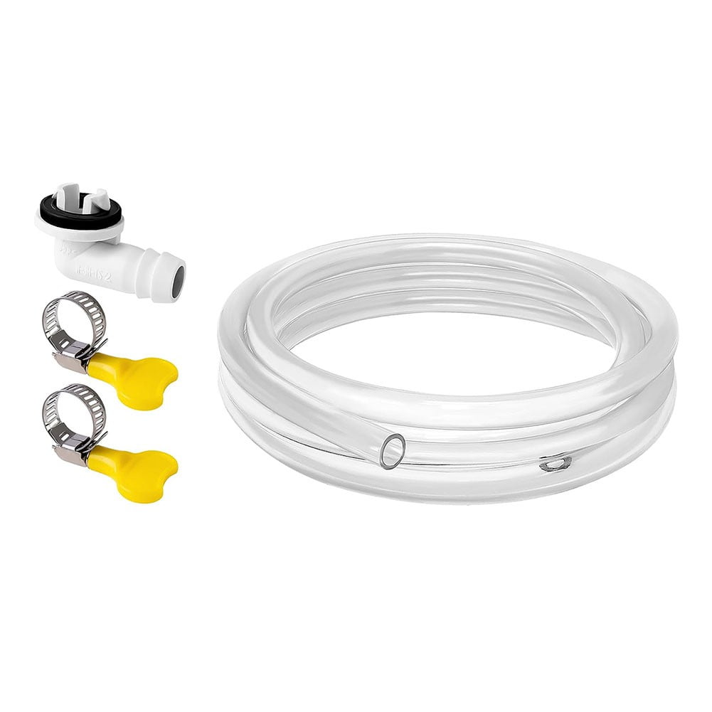10FT Air Conditioner Drain Hose Kit With Connector And Clamps For Split ...