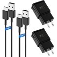 10FT Cable, Type C Charger Fast Charging, USB C Android Phone Wall ...