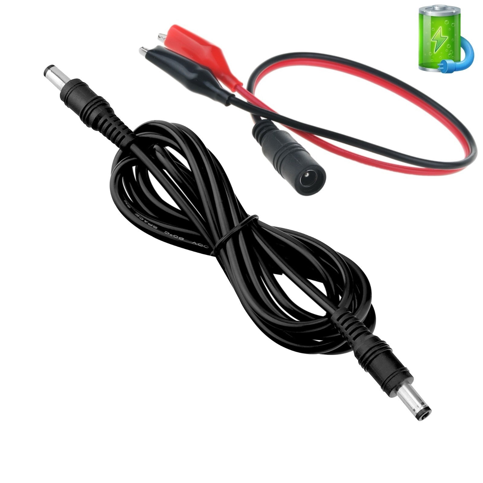 10FT Camera Power Cord Alligator Clips Compatible with Spypoint ...