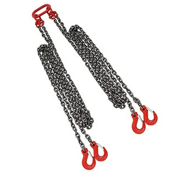 10FT Chain Sling Lift Chain 5/16 Inch Hoist Lifts G80 5T Load Capacity ...