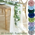 10FT Chiffon Table Runner for Wedding Decorations Rustic Table Runner ...