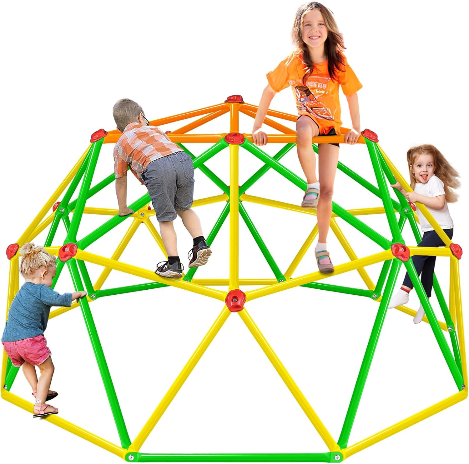 10FT Climber for Kid Climbing Dome Upgraded Jungle Gym Monkey Bar ...